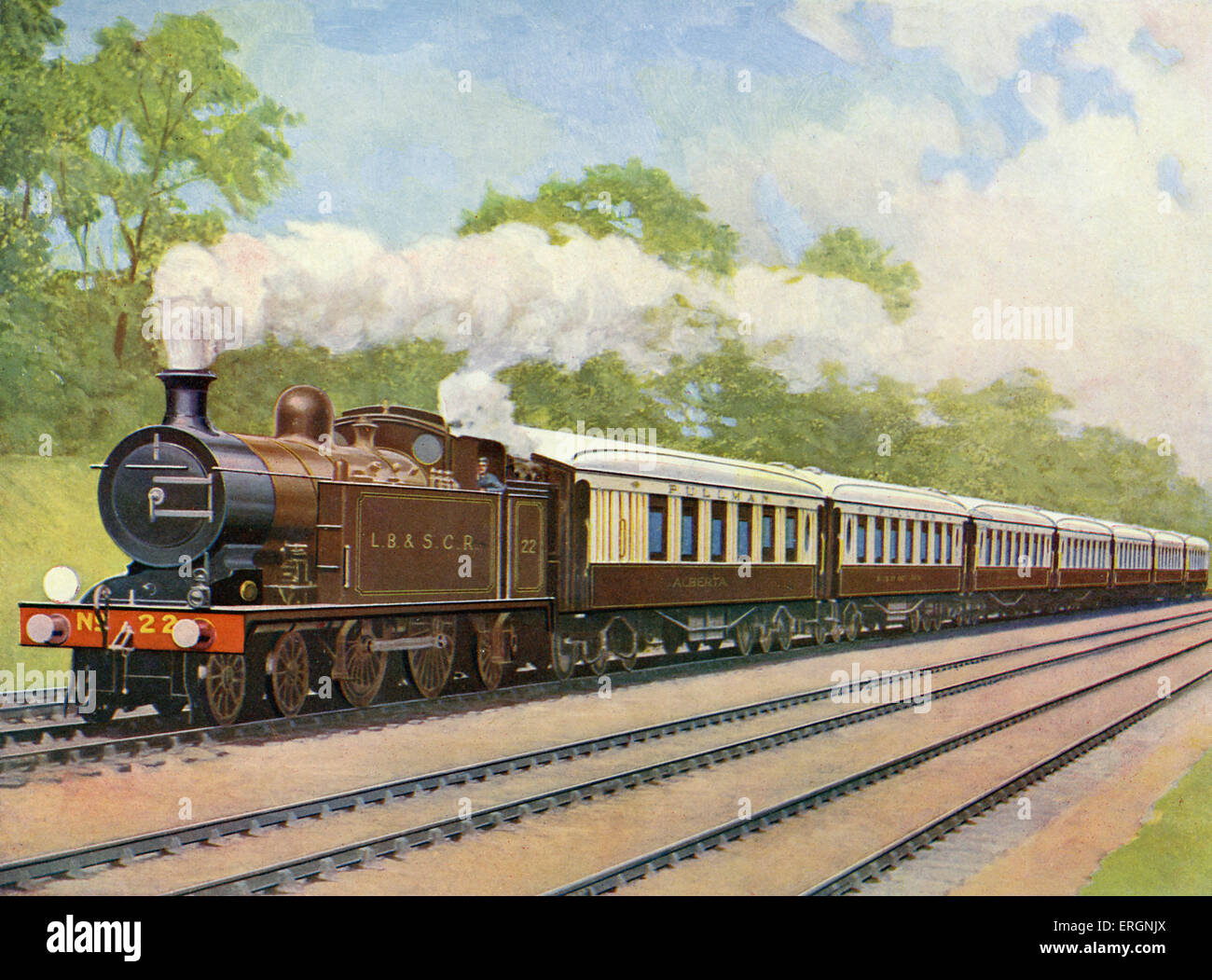 The Southern Belle - Southern Railway. Luxurious train that ran between ...