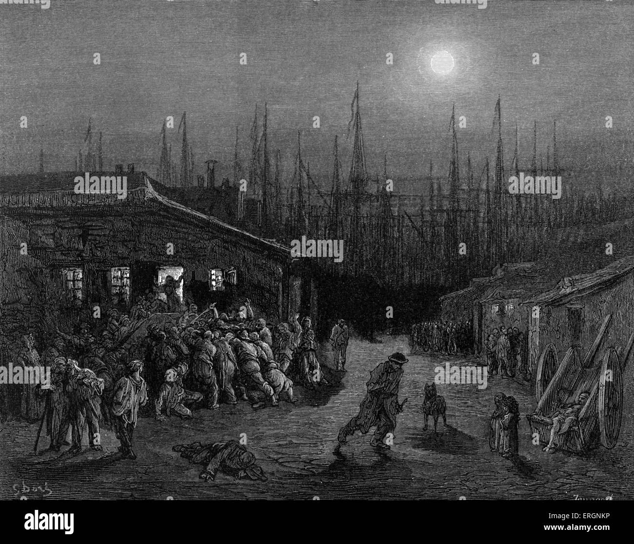 London Docks Victorian High Resolution Stock Photography and Images - Alamy