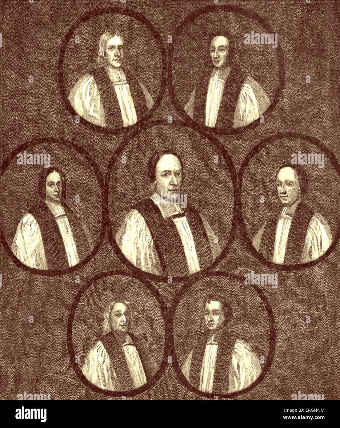 The Seven Bishops committed to the Tower in 1688, by unknown artist ...