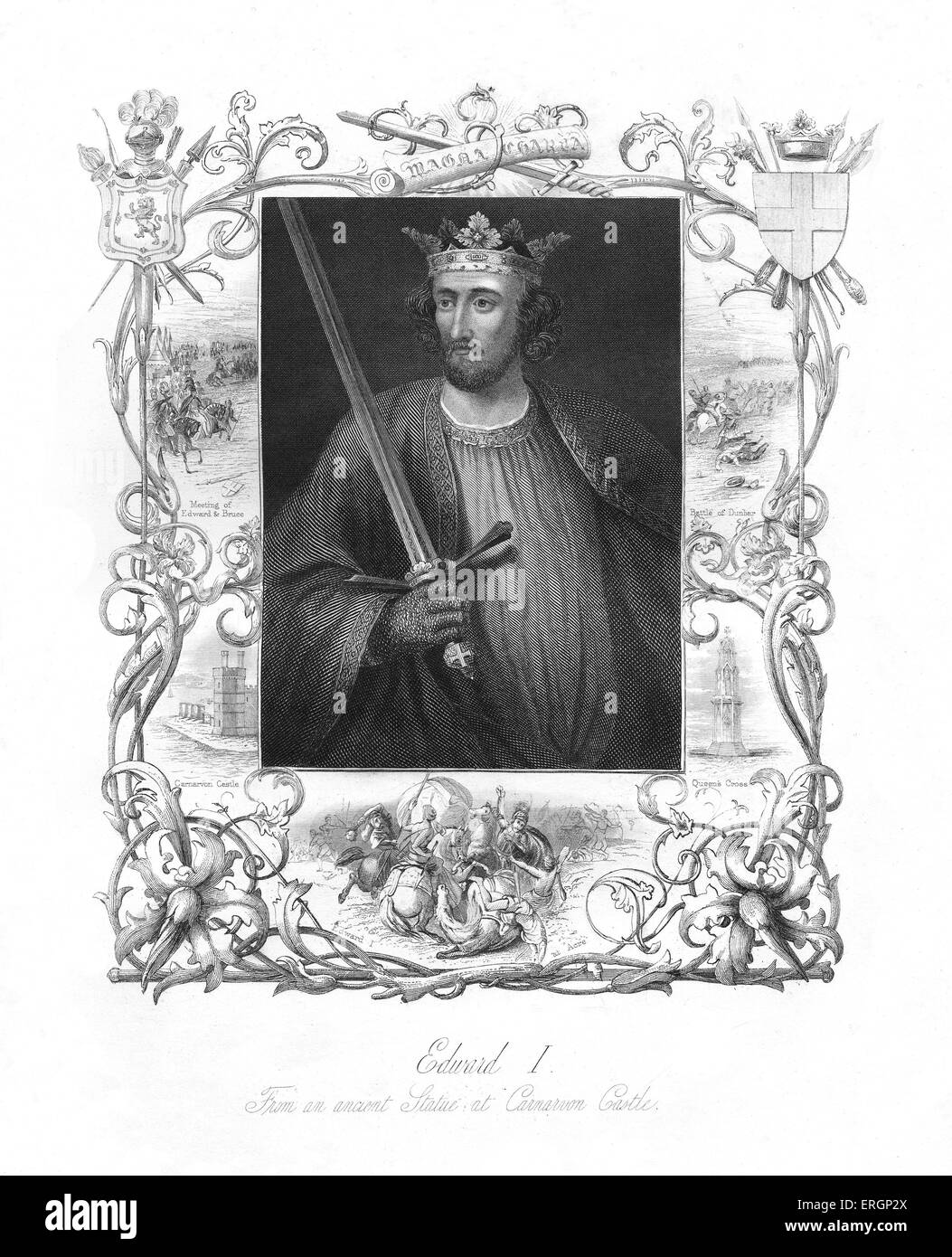 Edward longshanks king england 1272 1307 Cut Out Stock Images ...