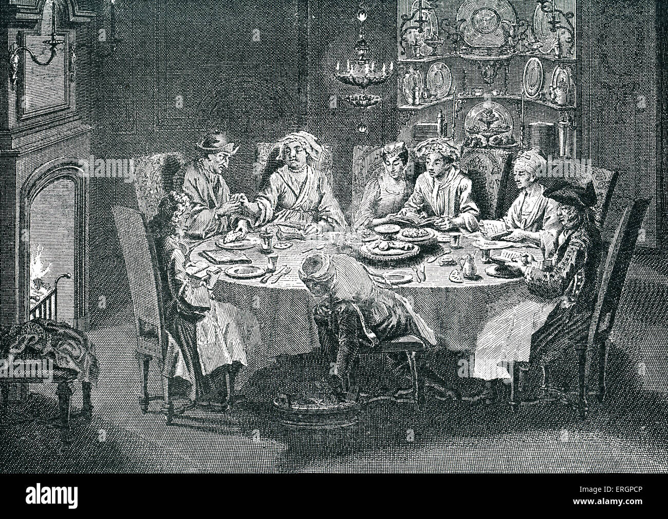 Passover. In Amsterdam, Holland. Seder night with family of Dutch Jews ...