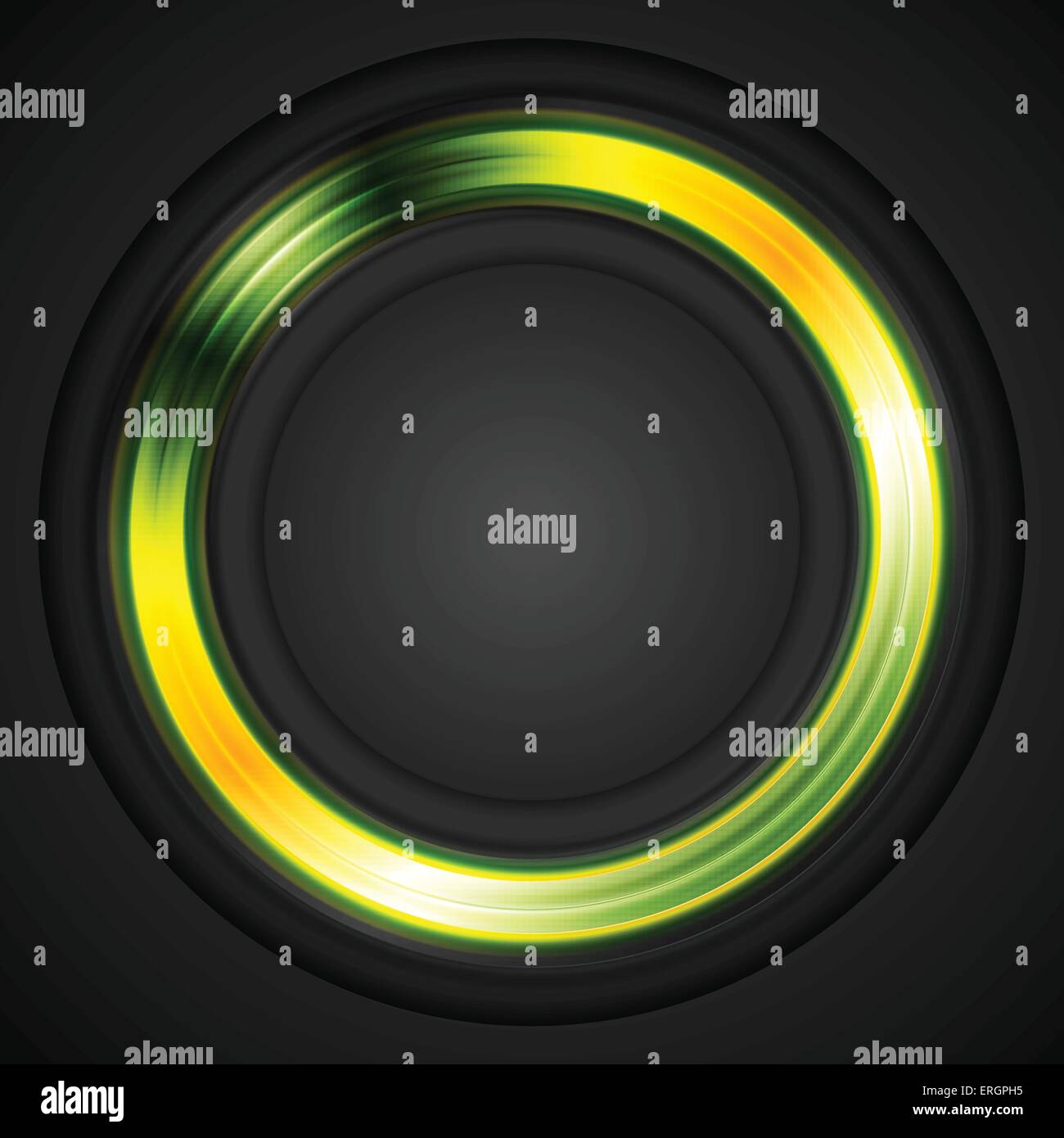 Bright glowing circle concept logo. Vector design Stock Vector Image ...
