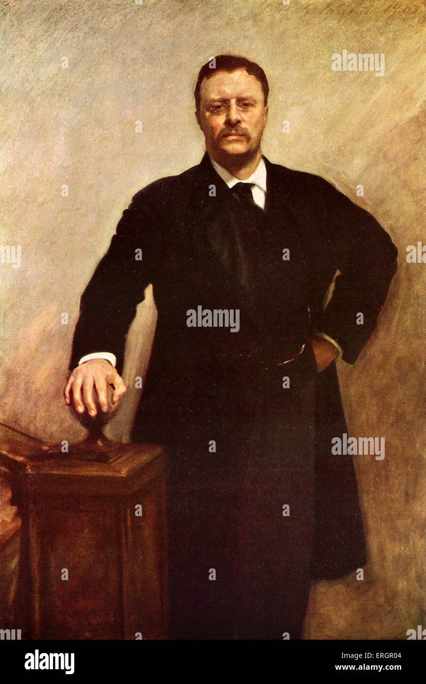 Theodore roosevelt portrait painting High Resolution Stock Photography ...