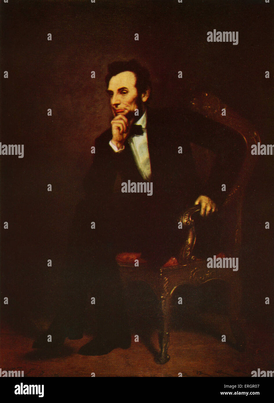 Abraham Lincoln Portrait Painting High Resolution Stock Photography and ...