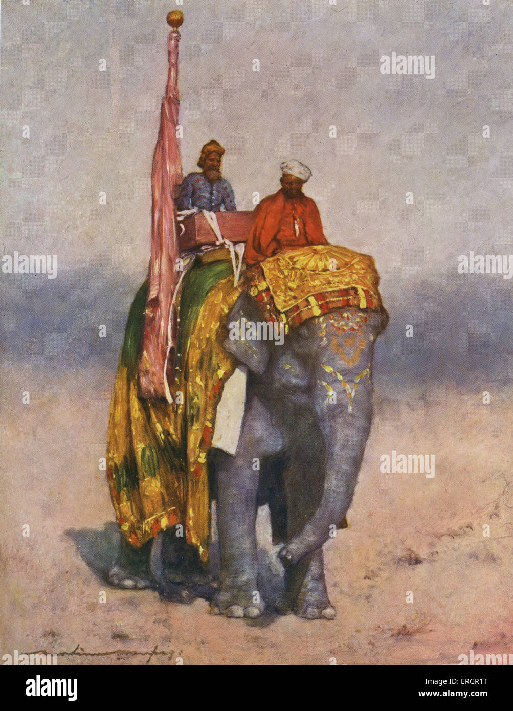 Elephant and howdah hi-res stock photography and images - Alamy