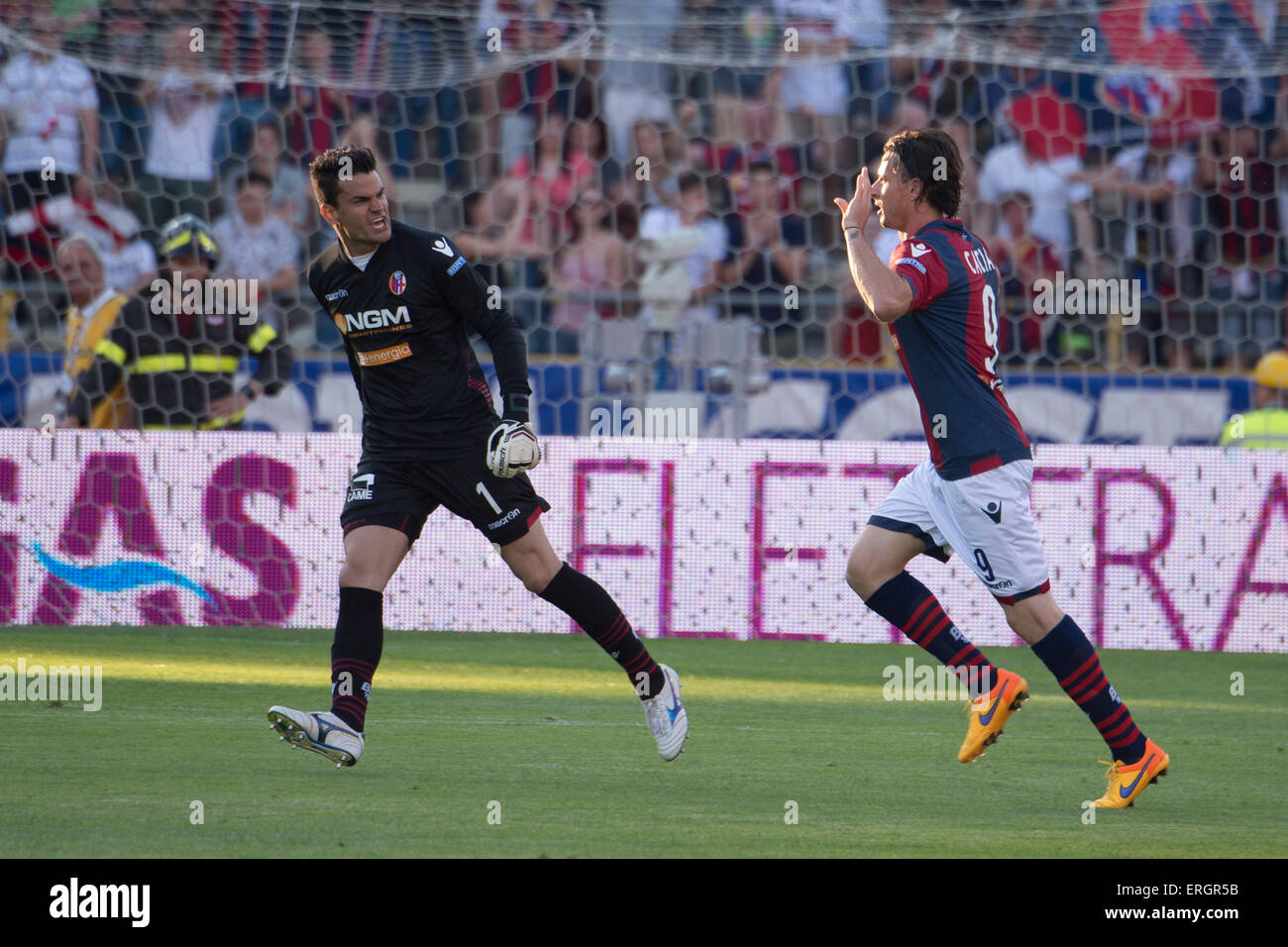 Bologna, Italy. 2nd June, 2015. Daniele Cacia (Bologna) Football/Soccer ...