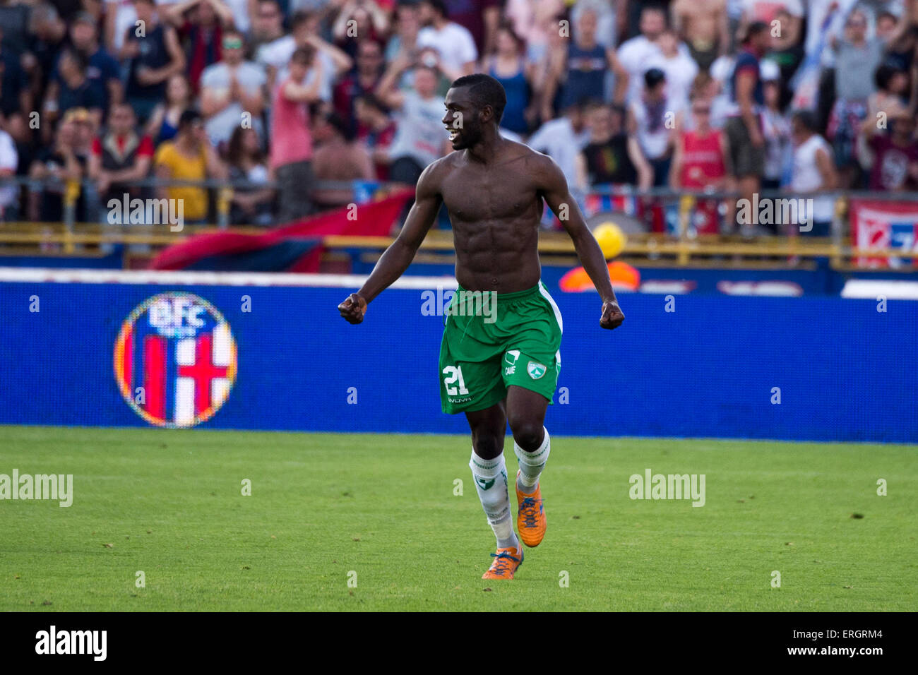 Bologna, Italy. 2nd June, 2015. Moussa Kone (Avellino) Football/Soccer ...
