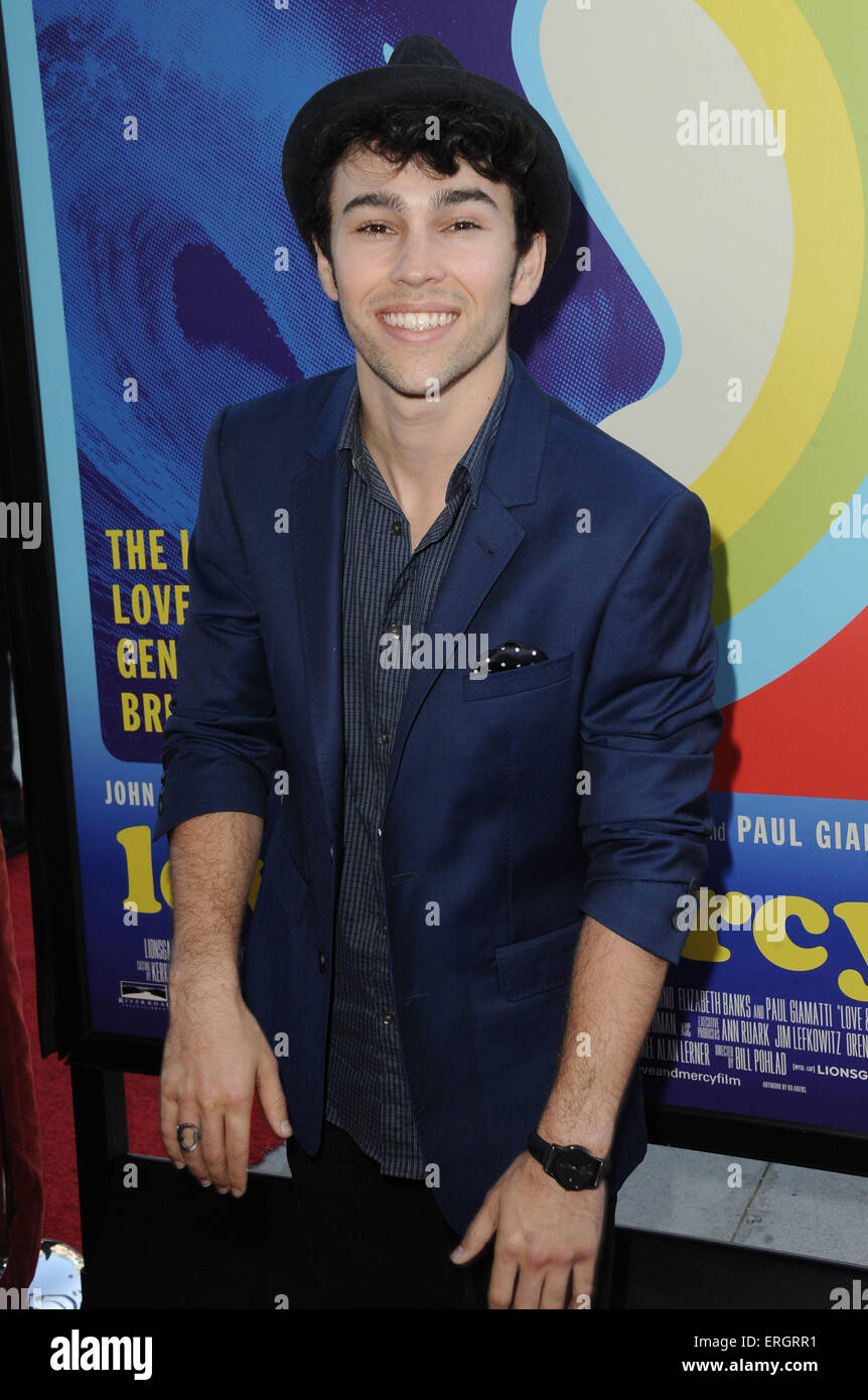 Los Angeles, California, USA. 2nd June, 2015. Max Schneider attending ...