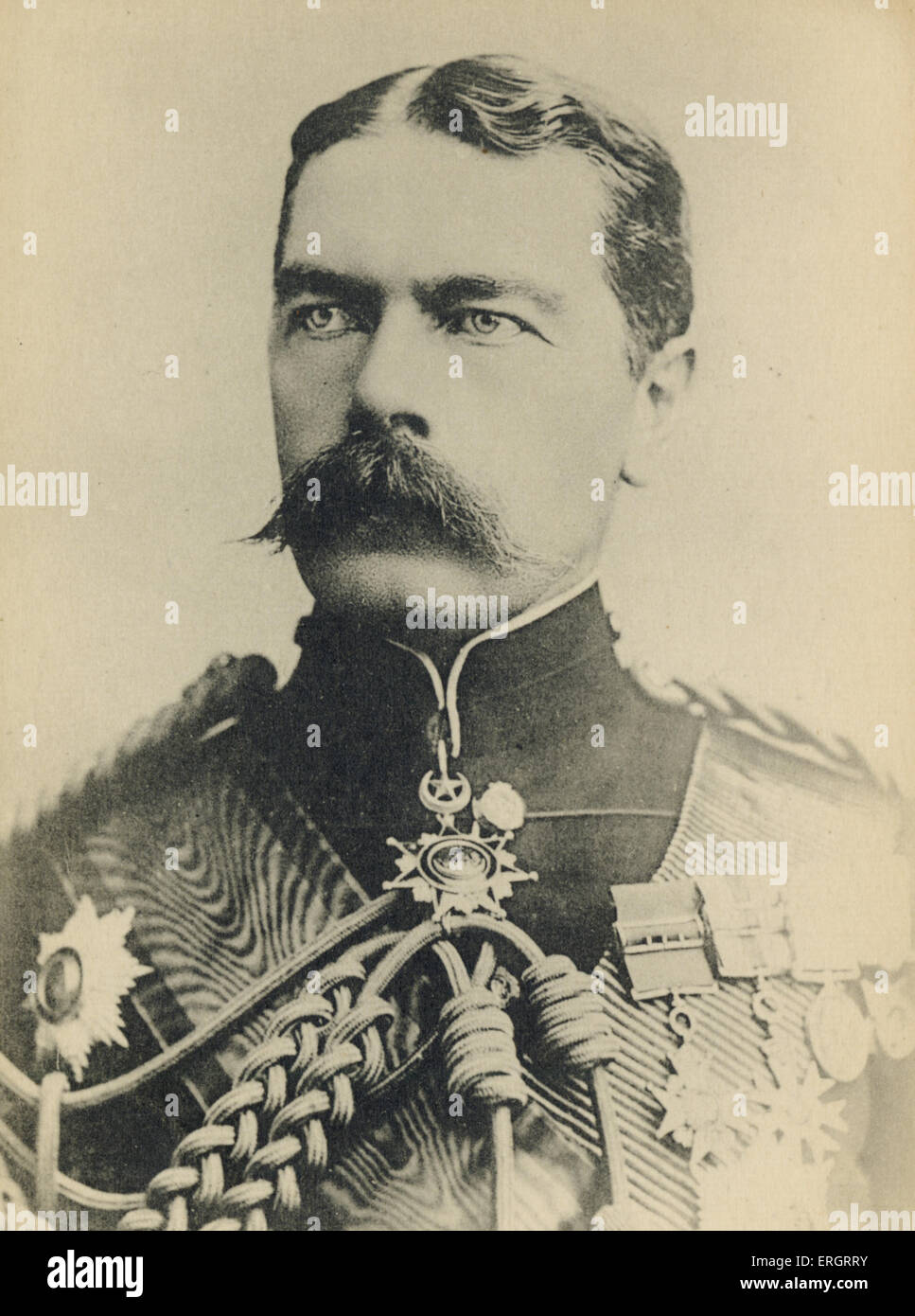 Lord KITCHENER (Horatio Herbert Kitchener), 1914 - portrait. British ...