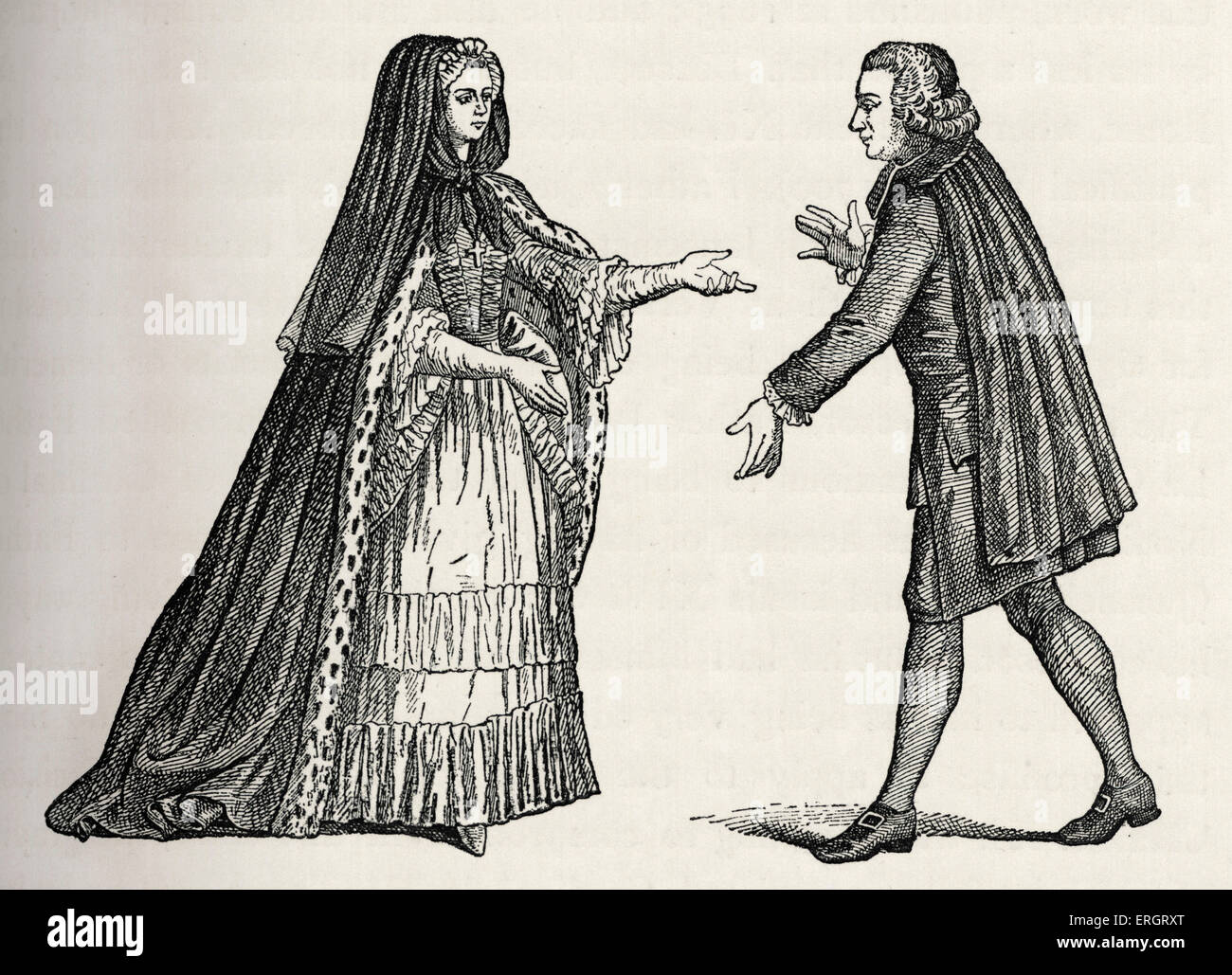 Female clergy 18th century hi-res stock photography and images - Alamy