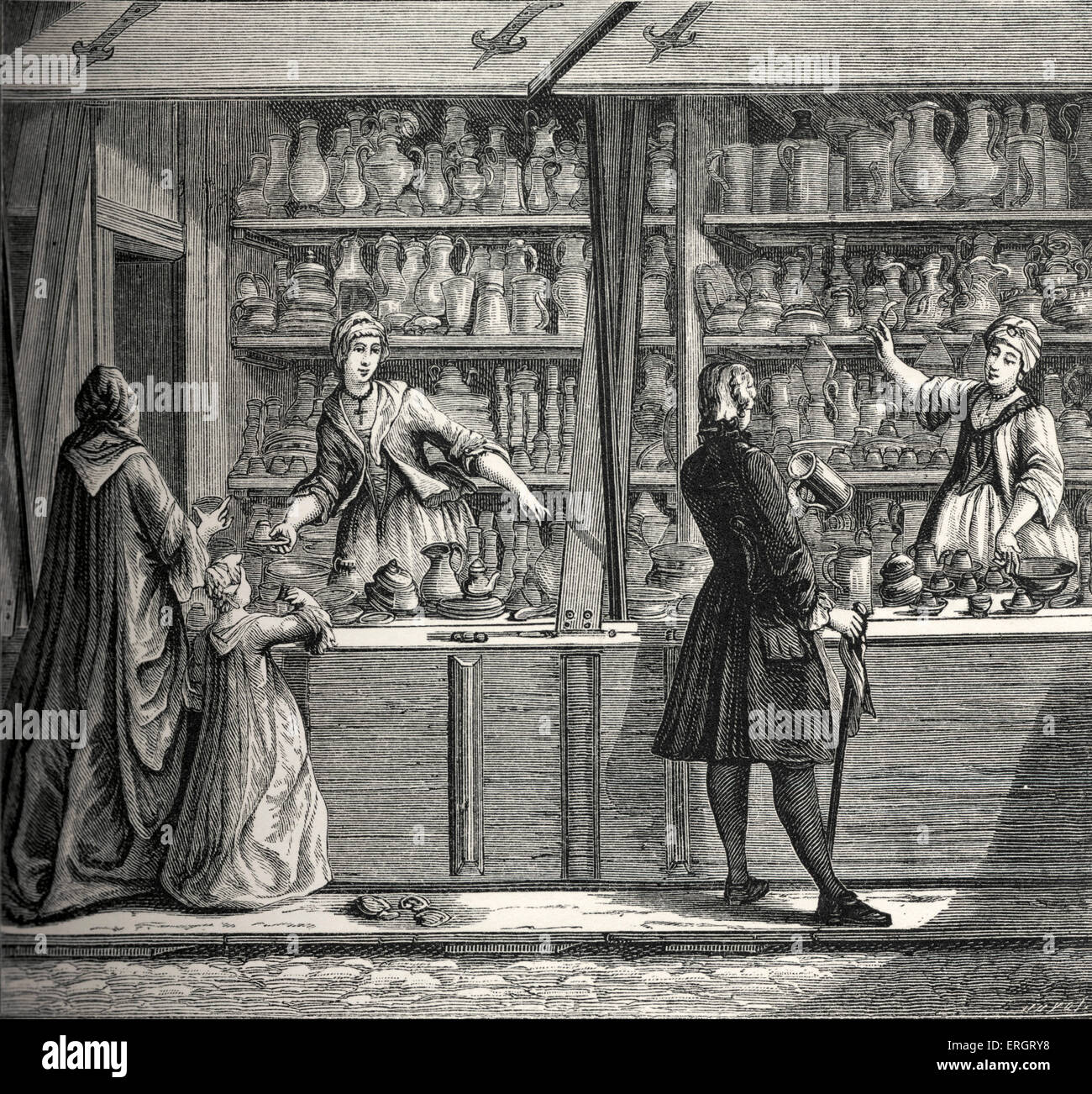 18th century tinware shop hi-res stock photography and images - Alamy
