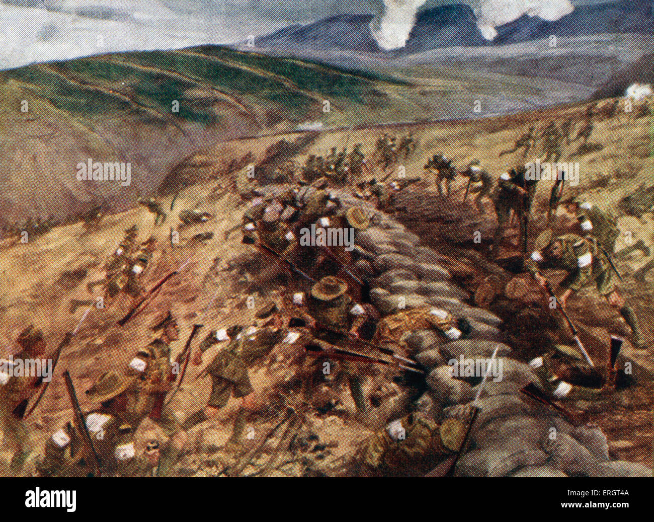 'Gallipoli' - soldiers fighting in the Turkish city of Gallipoli during ...
