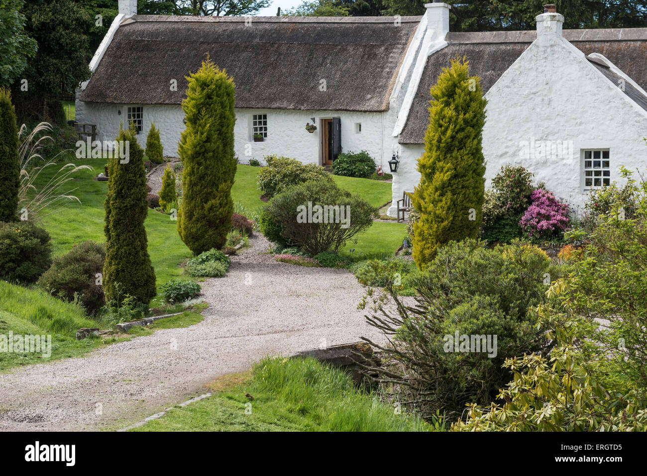 Swanston Conservation Village near Edinburgh Stock Photo - Alamy