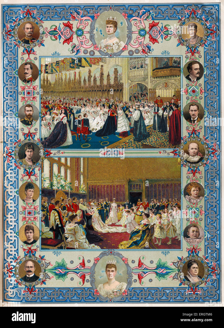 Queen Victoria of England - weddings of Her Majesty 's son the Prince ...