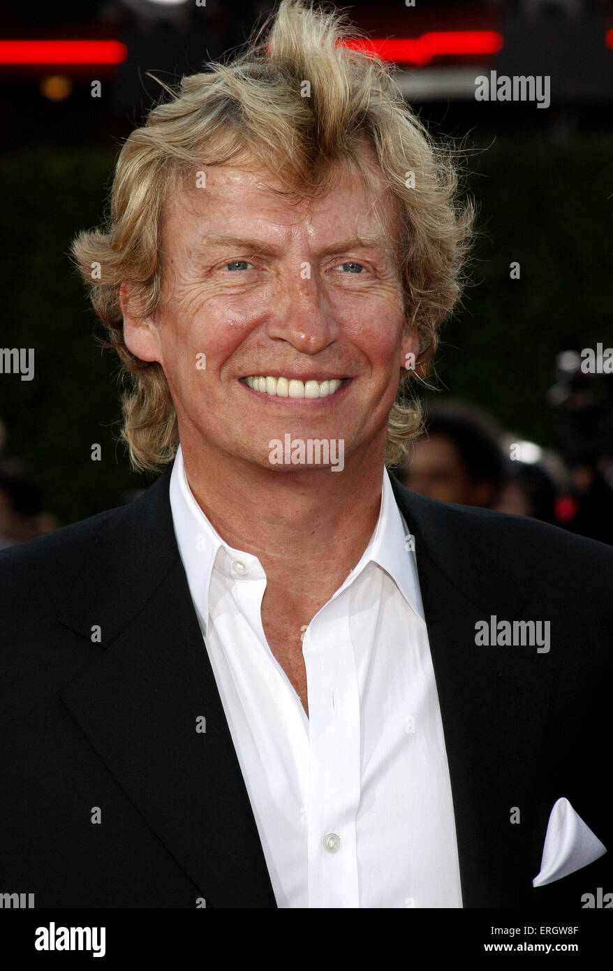 Nigel Lythgoe at the Los Angeles premiere of 'Tropic Thunder' held at ...