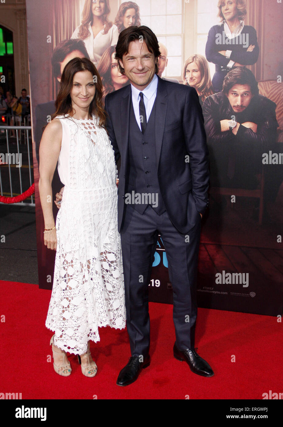 Jason Bateman and Amanda Anka Stock Photo - Alamy