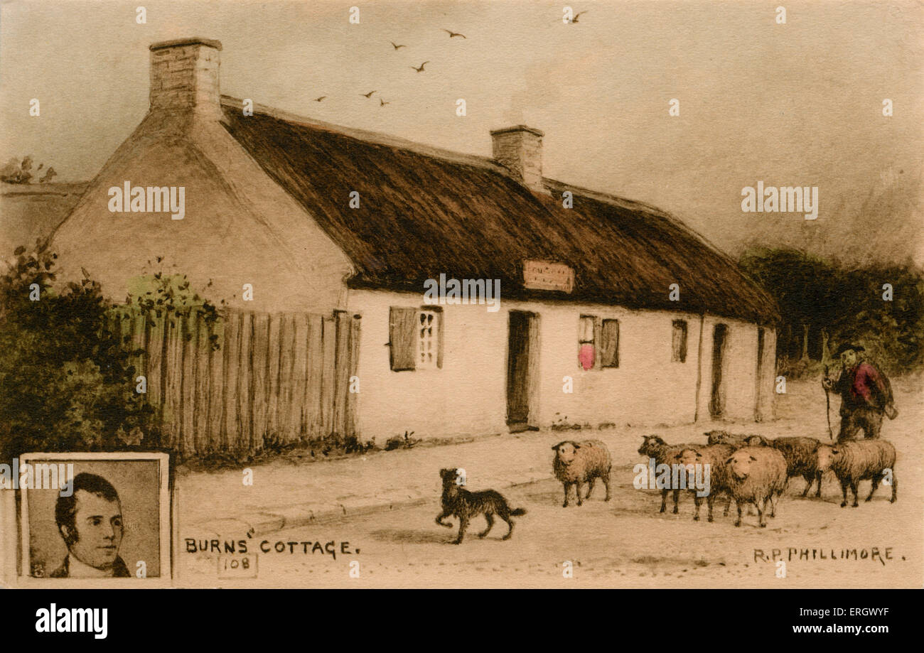 Robert Burns' birthplace by Reginald P Phillimore 1855-1941. . National ...