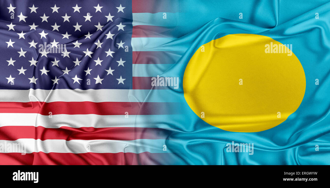 USA and Palau Stock Photo - Alamy