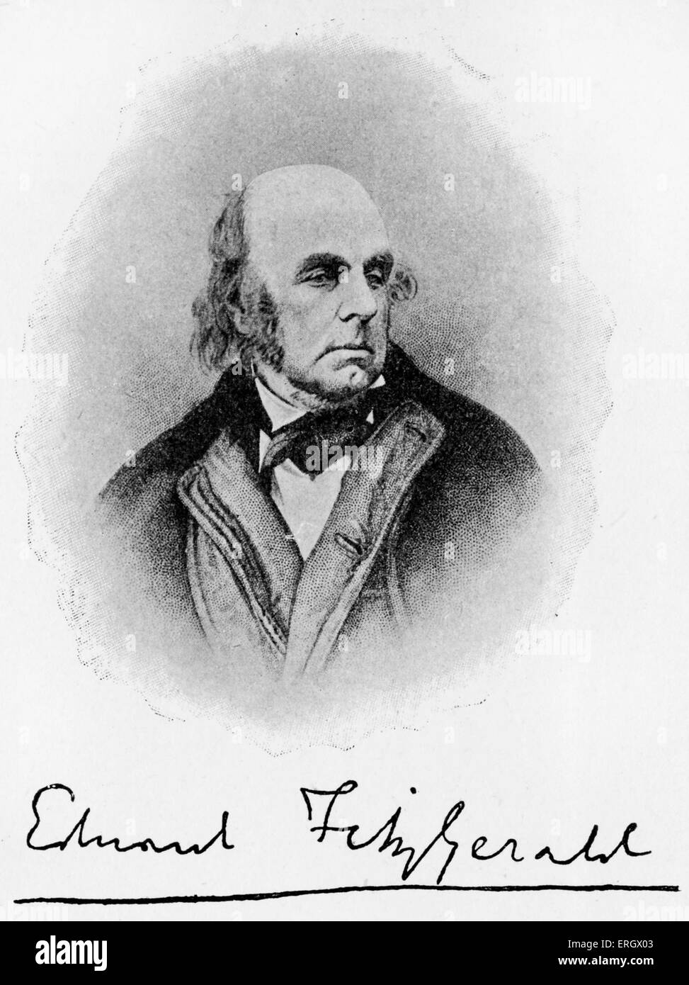 Edward Fitzgerald: English writer and poet, 31 March 1809 – 14 June ...