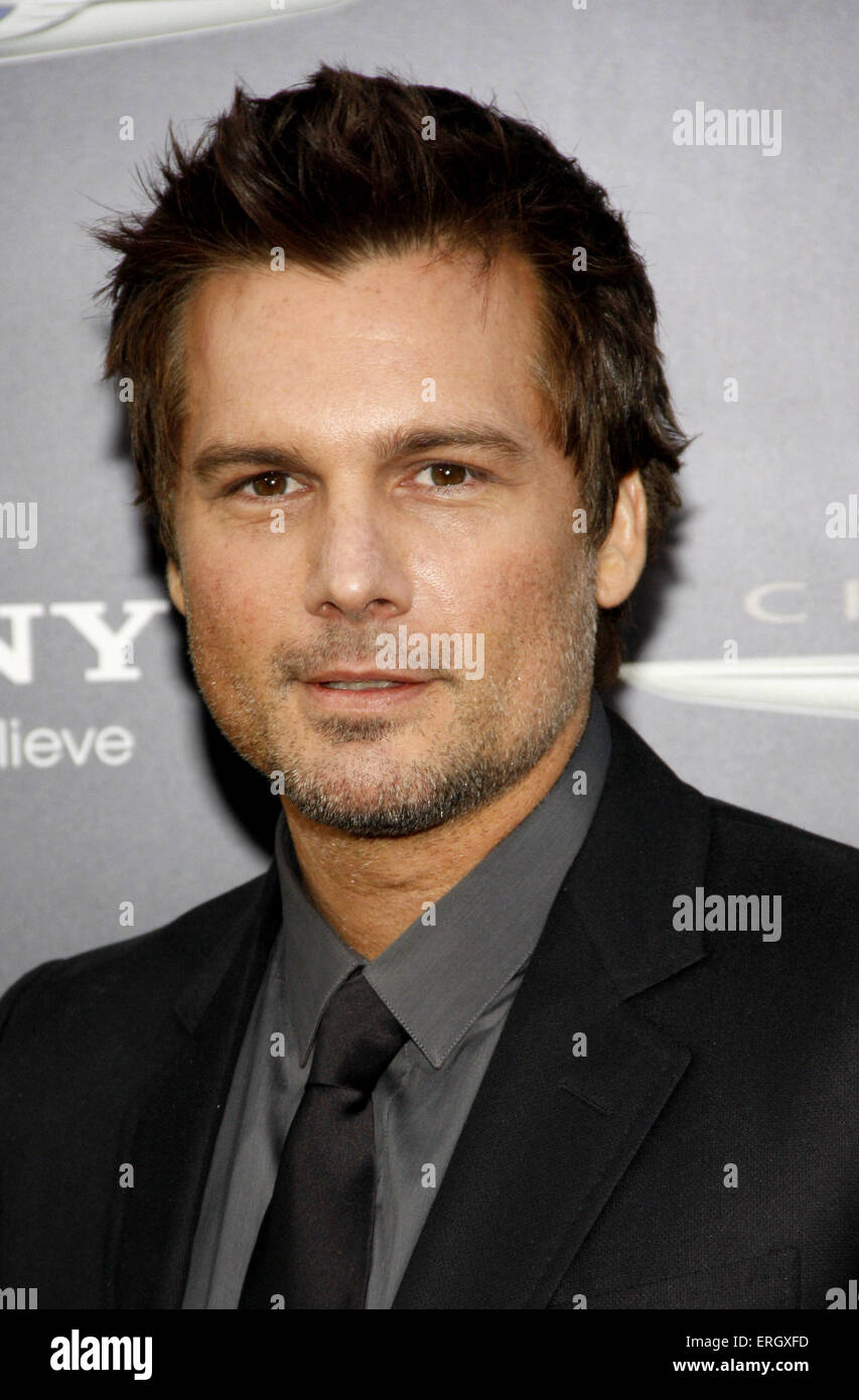Len Wiseman at the Los Angeles premiere of 'Total Recall' held at the ...