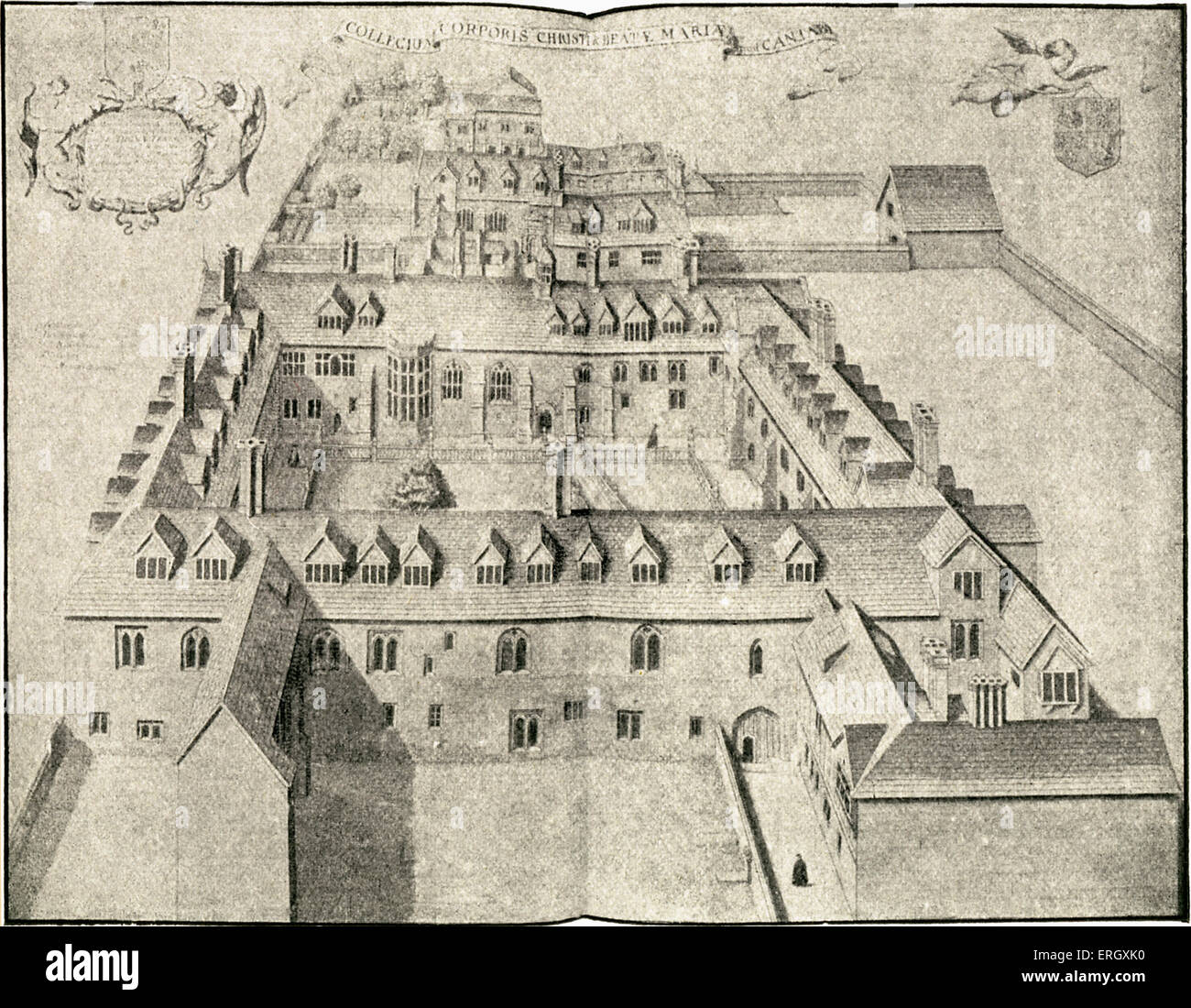 Corpus Christi College, Cambridge founded in 1352 by the Guilds of ...