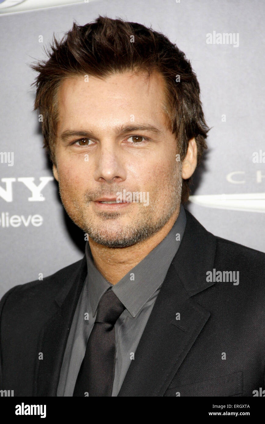 Len Wiseman at the Los Angeles premiere of 'Total Recall' held at the ...