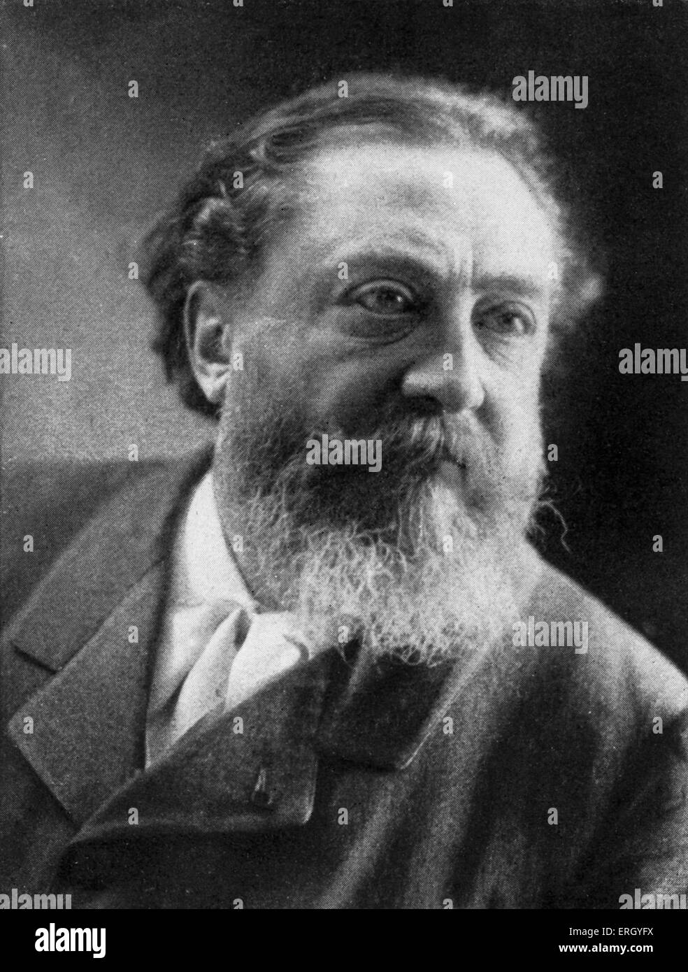 Catulle Mendès. CM: French poet, 22 May 1841 – 8 February 1909 Stock ...