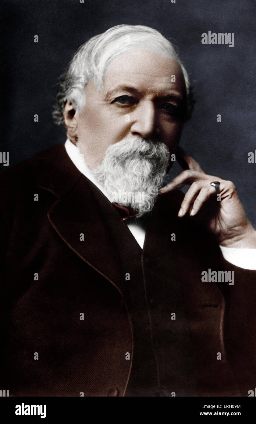 Robert Browning - portrait of the English poet and playwright. 7 May ...