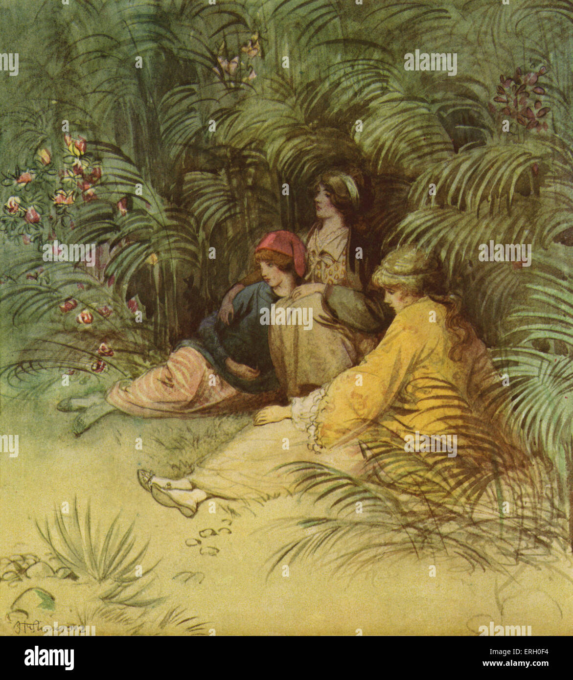 J M Barrie 'The Admirable Crichton' comedy written in 1902. Act II (The ...