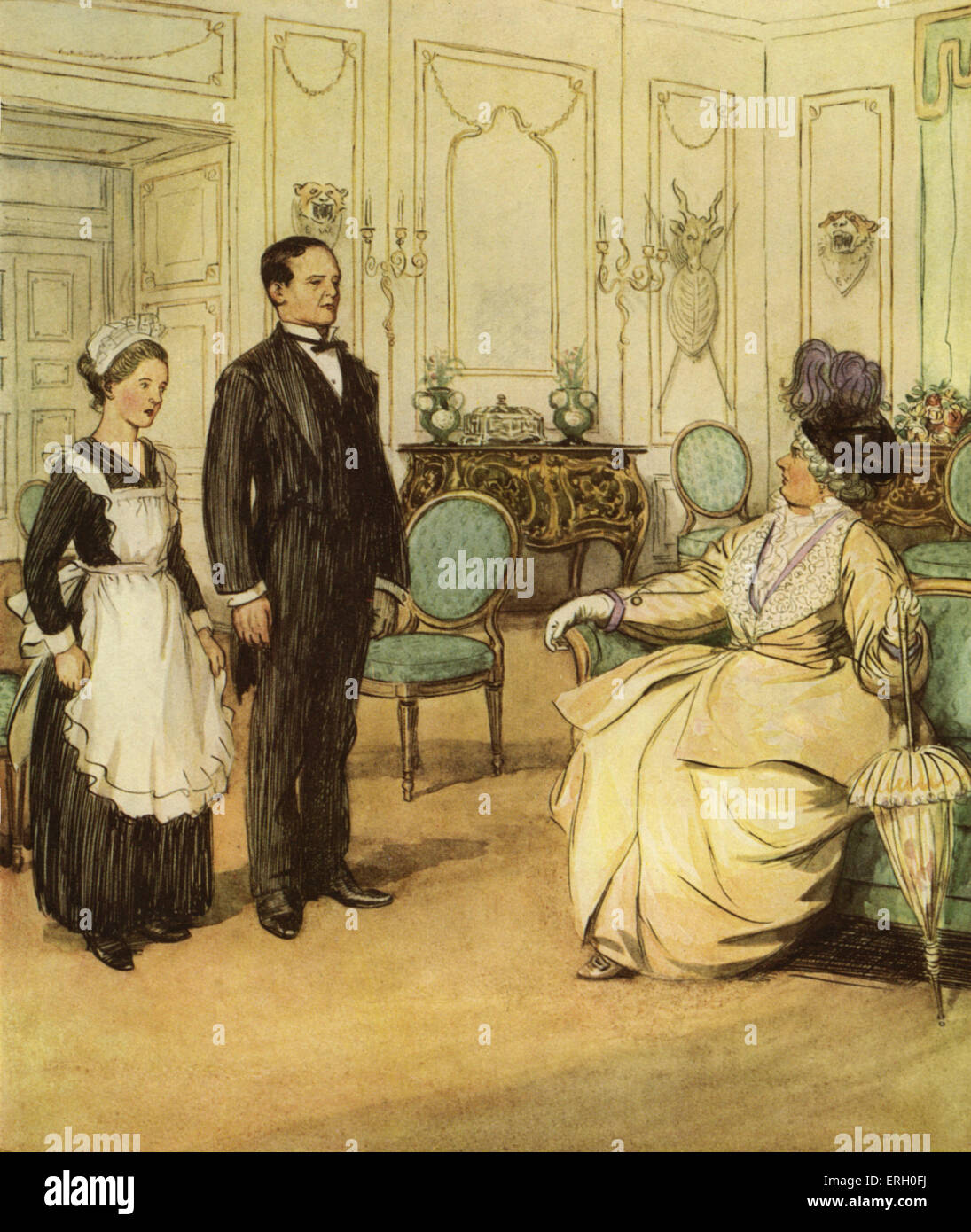 J M Barrie 'The Admirable Crichton' comedy written in 1902. Act IV (The ...