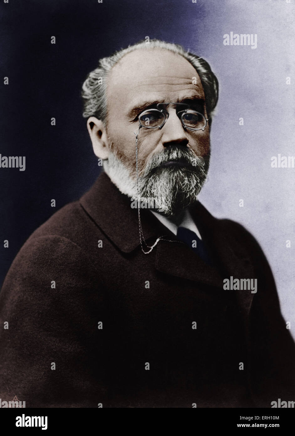 Emile Zola - portrait - French writer and novelist - 2 April 1840 - 29 ...