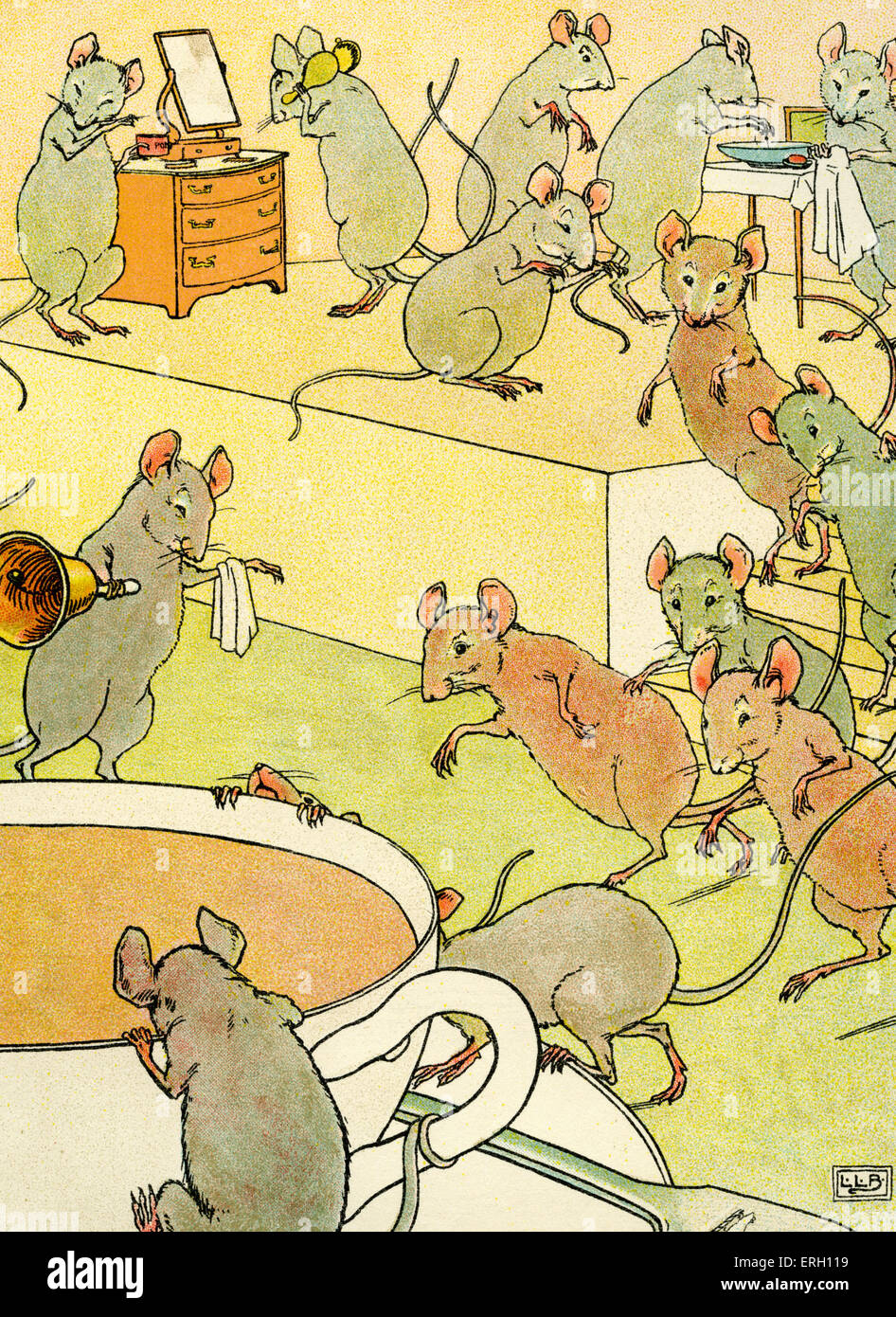 Calico Pie by Edward Lear: 'Calico Ban, The little mice ran, To be ...