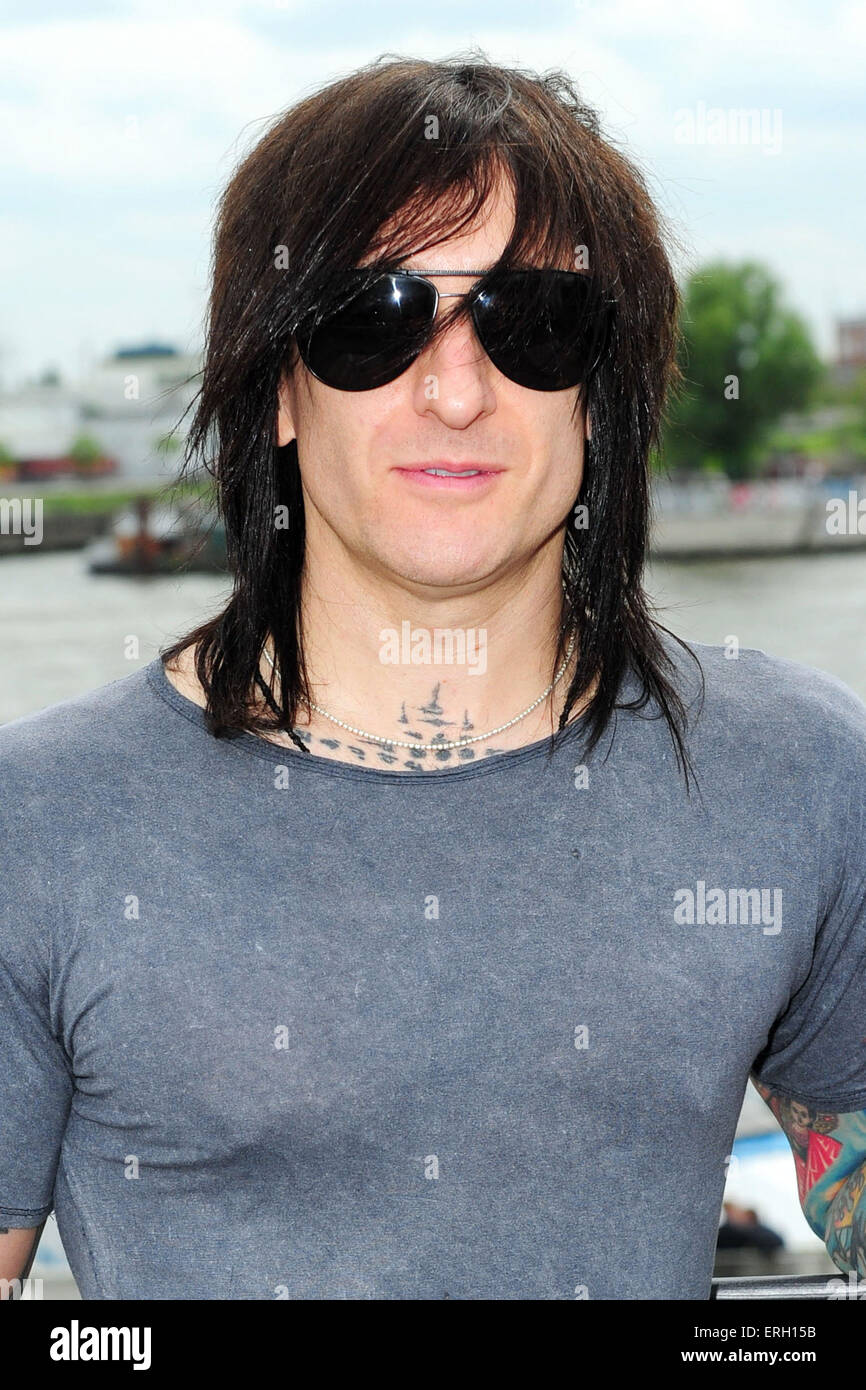 Richard Fortus of The Dead Daisies during a gig on June 1, 2015 at the ...