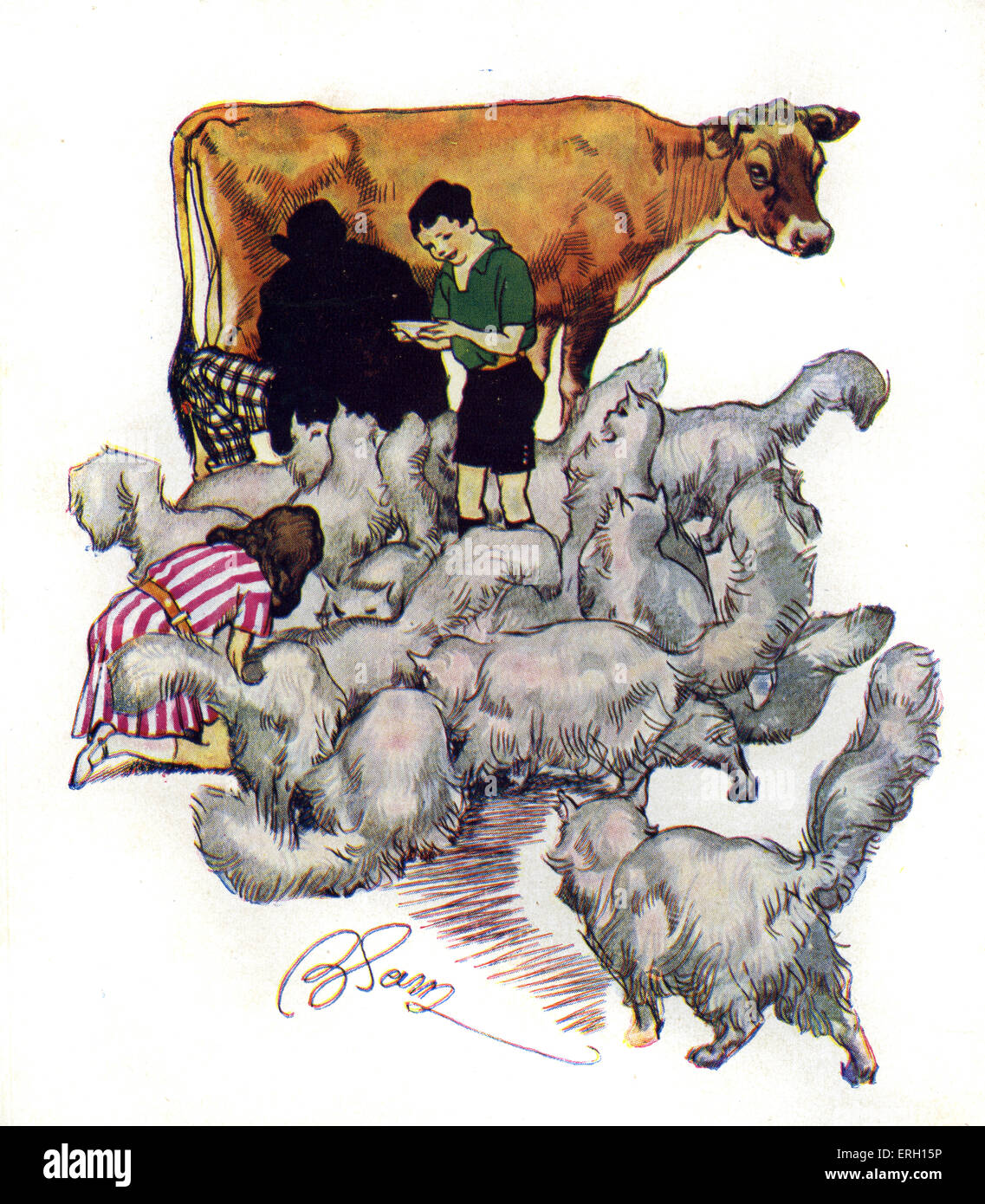 The Phoenix and the Carpet by Edith Nesbit. 'He went on milking in a ...