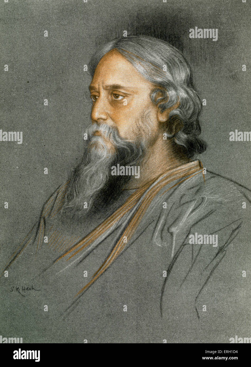 Rabindranath tagore hi-res stock photography and images - Alamy