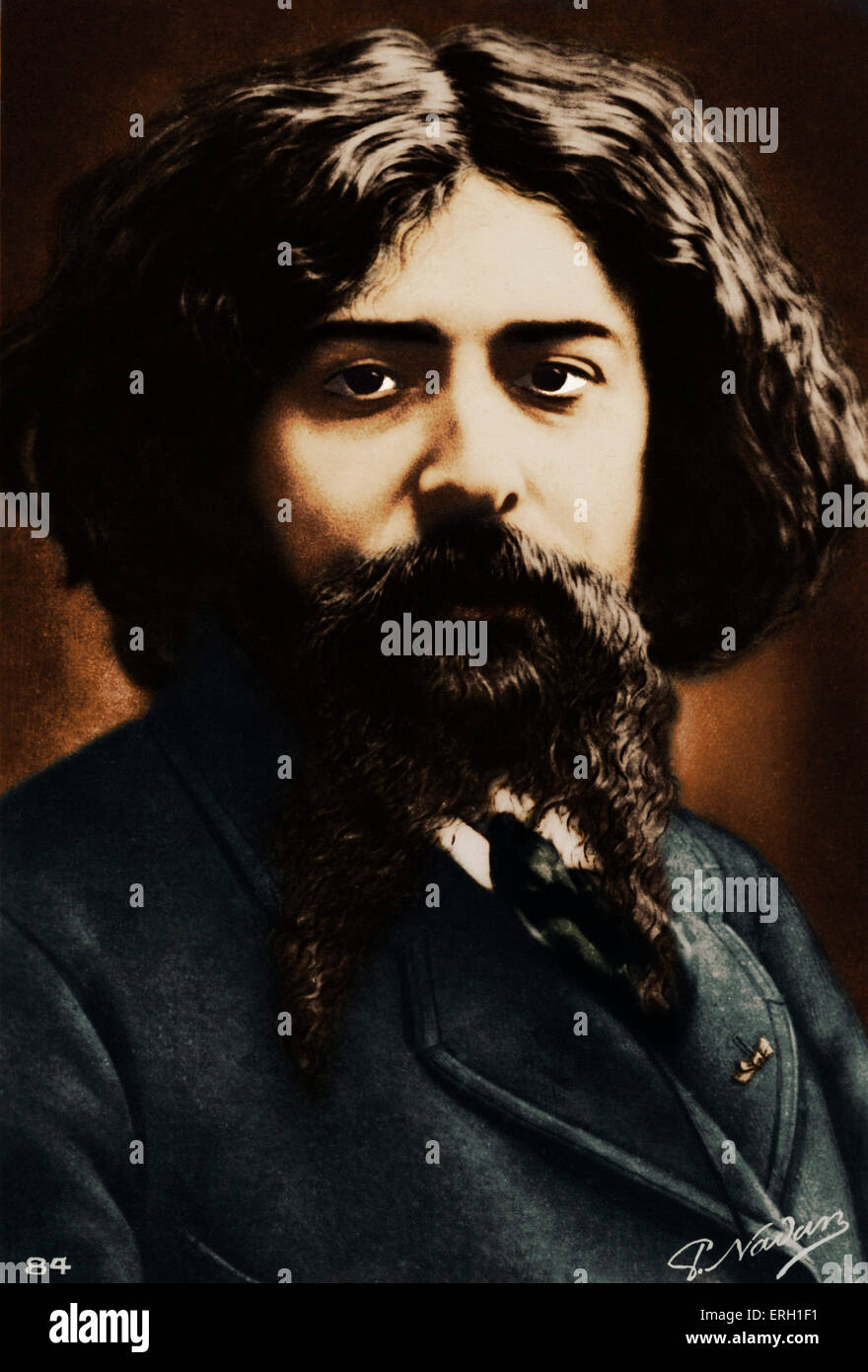 Alphonse Daudet, French writer, 13 May 1840 – 16 December 1897 Stock ...