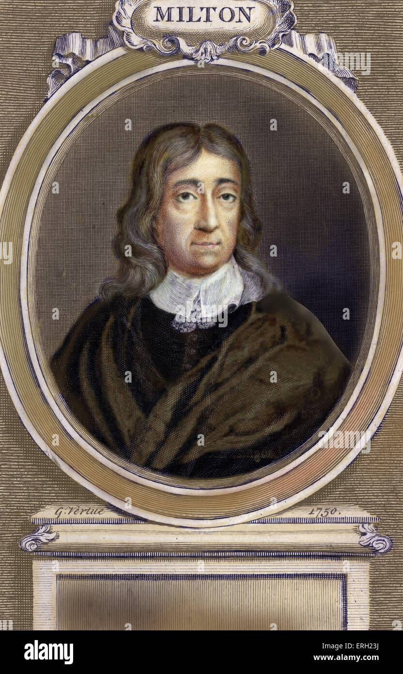 John milton english poet 1608 hi-res stock photography and images - Alamy