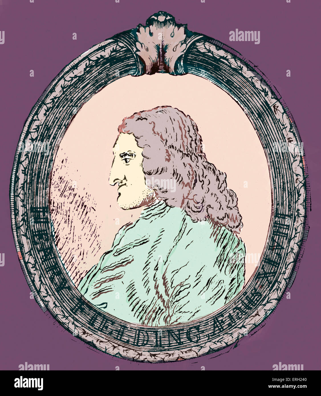 Henry Fielding - portrait of the English novelist and dramatist 1707 ...