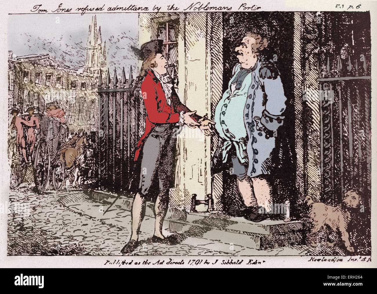 Henry Fielding - 'Tom Jones' - illustration from the book by Thomas ...