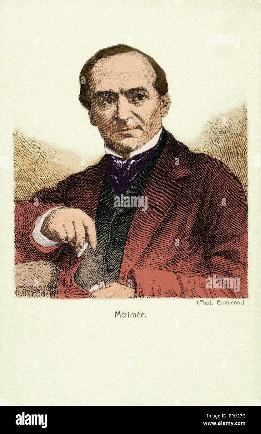 Prosper Mérimée - French dramatist. PM: 28 September 1803– 23 September ...