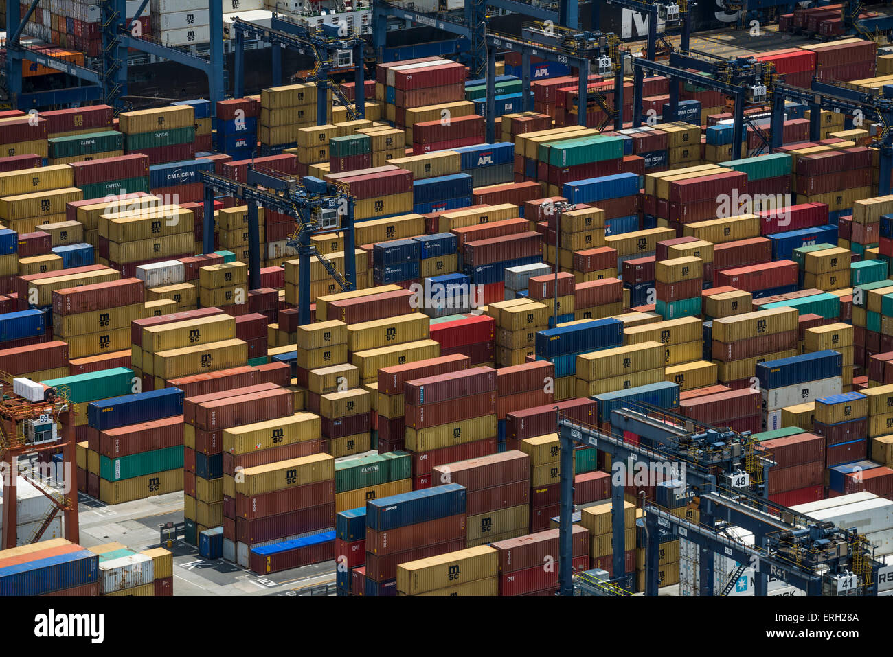 Balboa port container terminal, Panama Stock Photo - Alamy
