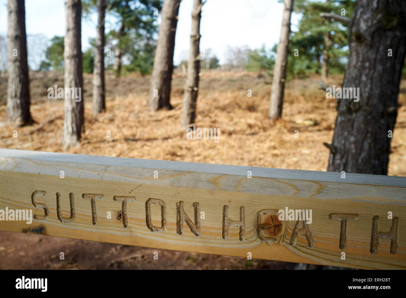 Sutton Heath, Suffolk, UK Stock Photo - Alamy