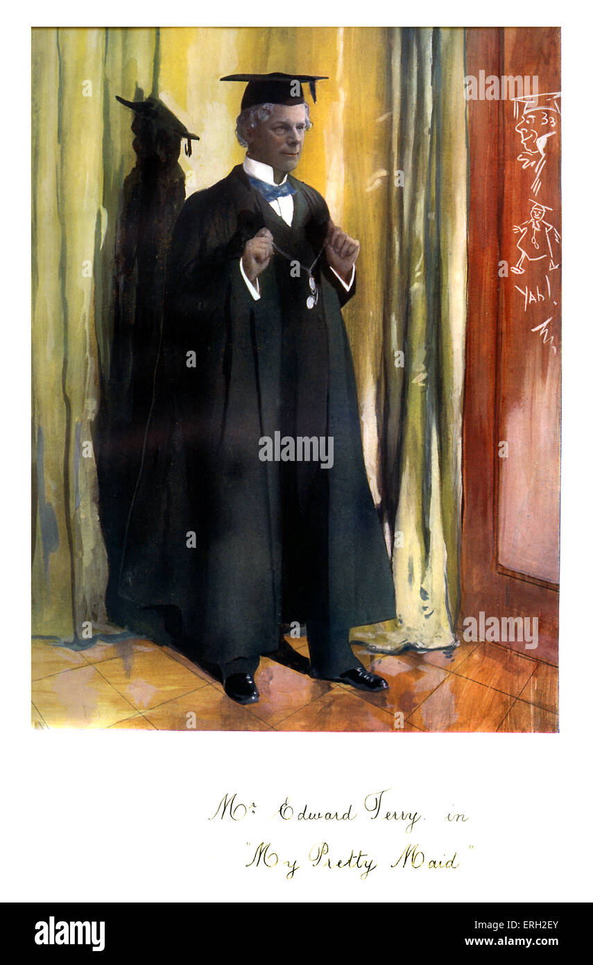 Edward Terry as Fanshawe in 'My Pretty Maid'. Terry 's Theatre, The ...