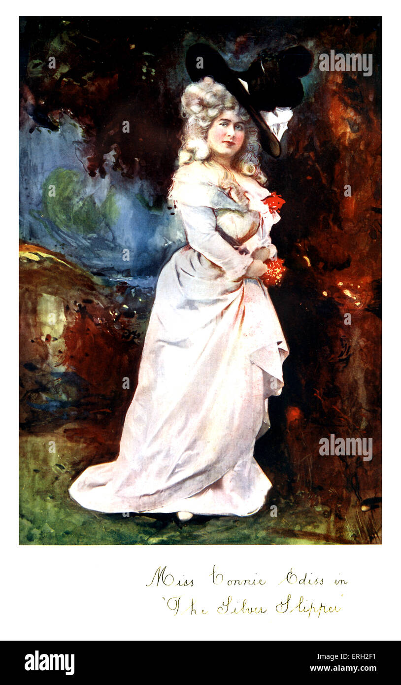 Connie Ediss as Bella Gimper in 'The Silver Slipper'. Two-act musical ...