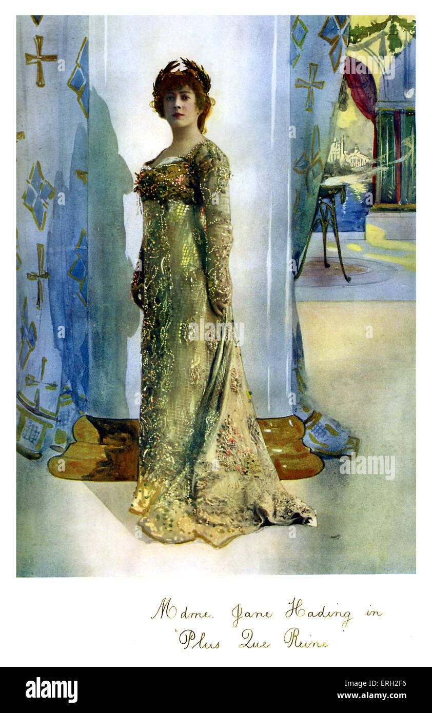 Jane Hading as Empress Josephine (empress of France, wife of Napoleon ...