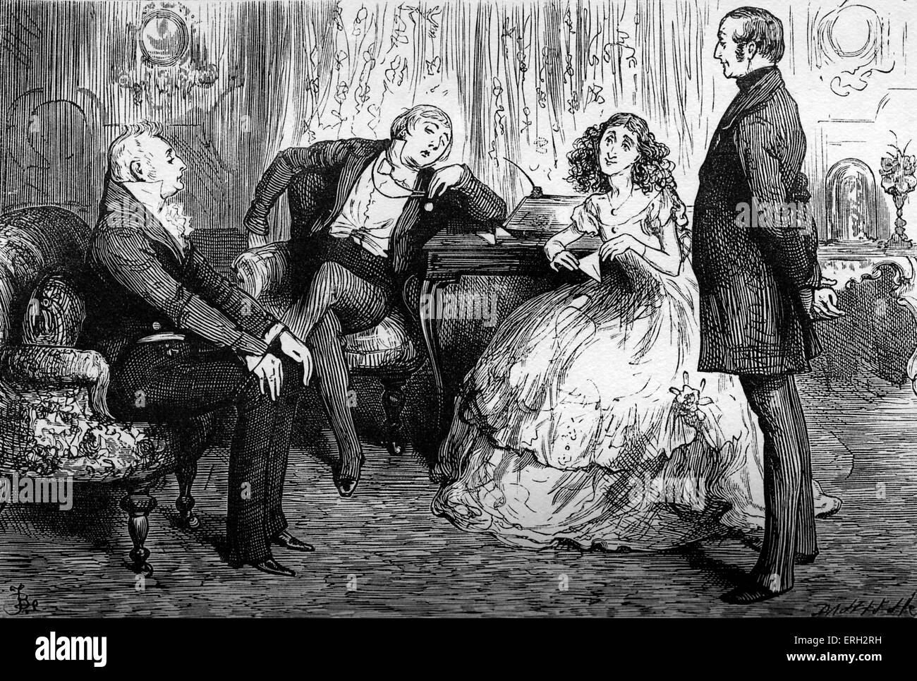 Bleak House by Charles Dickens. Caption reads:'Hasn't a doubt - zample ...