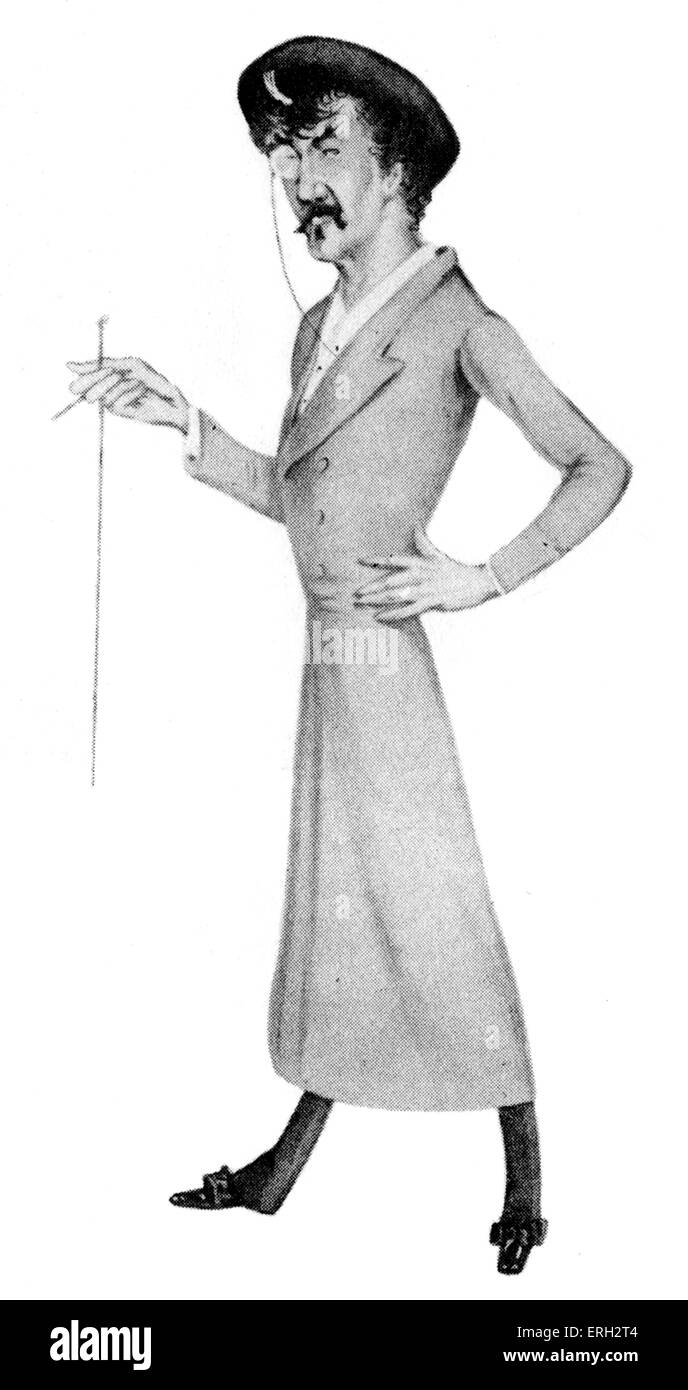James Abbott McNeill Whistler, caricature by Leslie Mathew Ward, 1878 ...