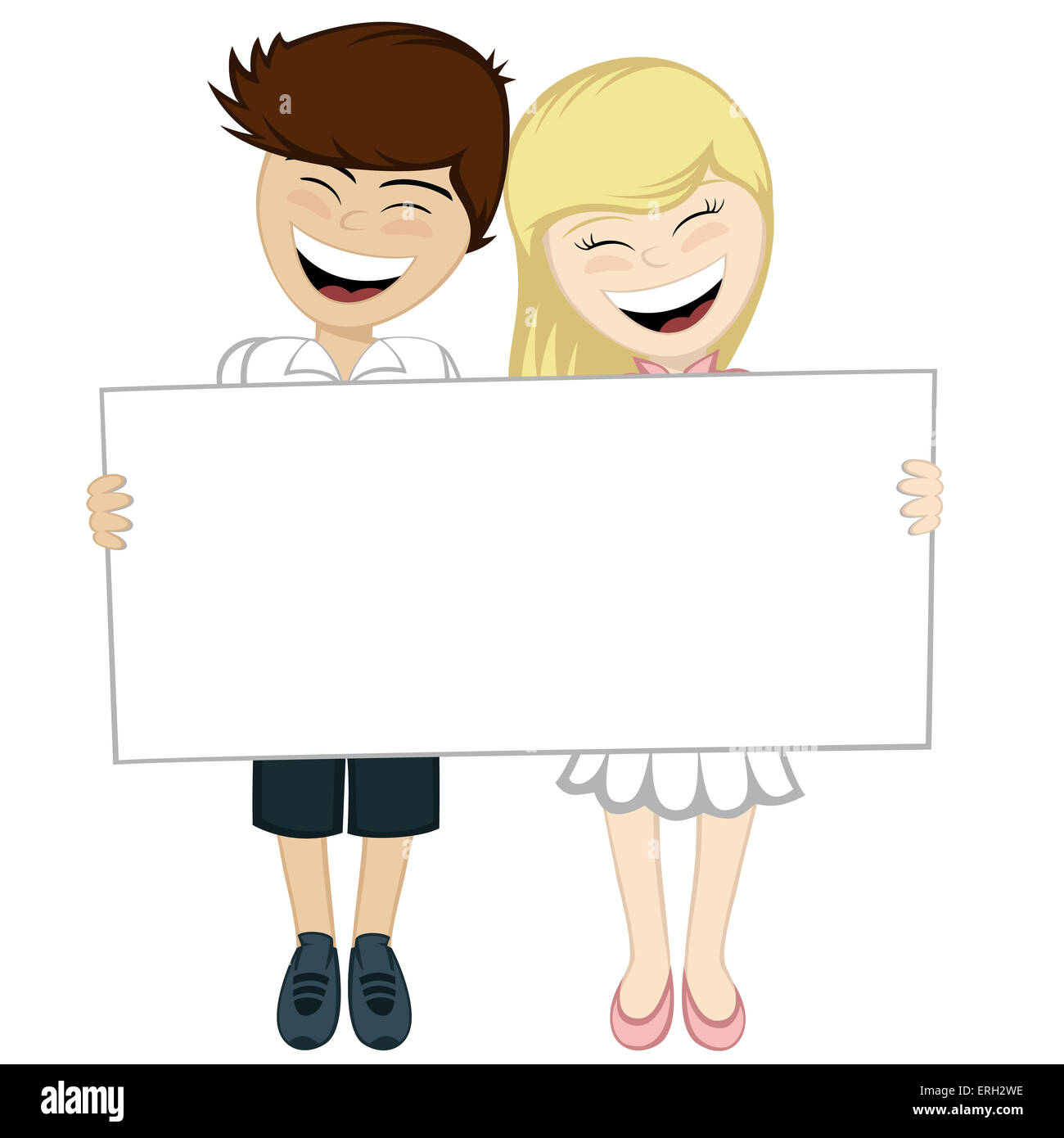 Drawing couple laughing together vector hi-res stock photography and ...