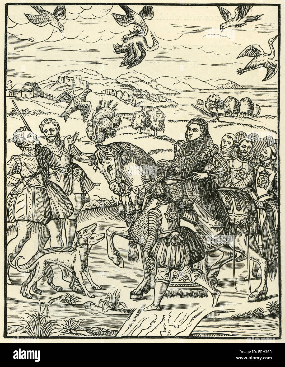 Elizabeth first and and falcon hi-res stock photography and images - Alamy