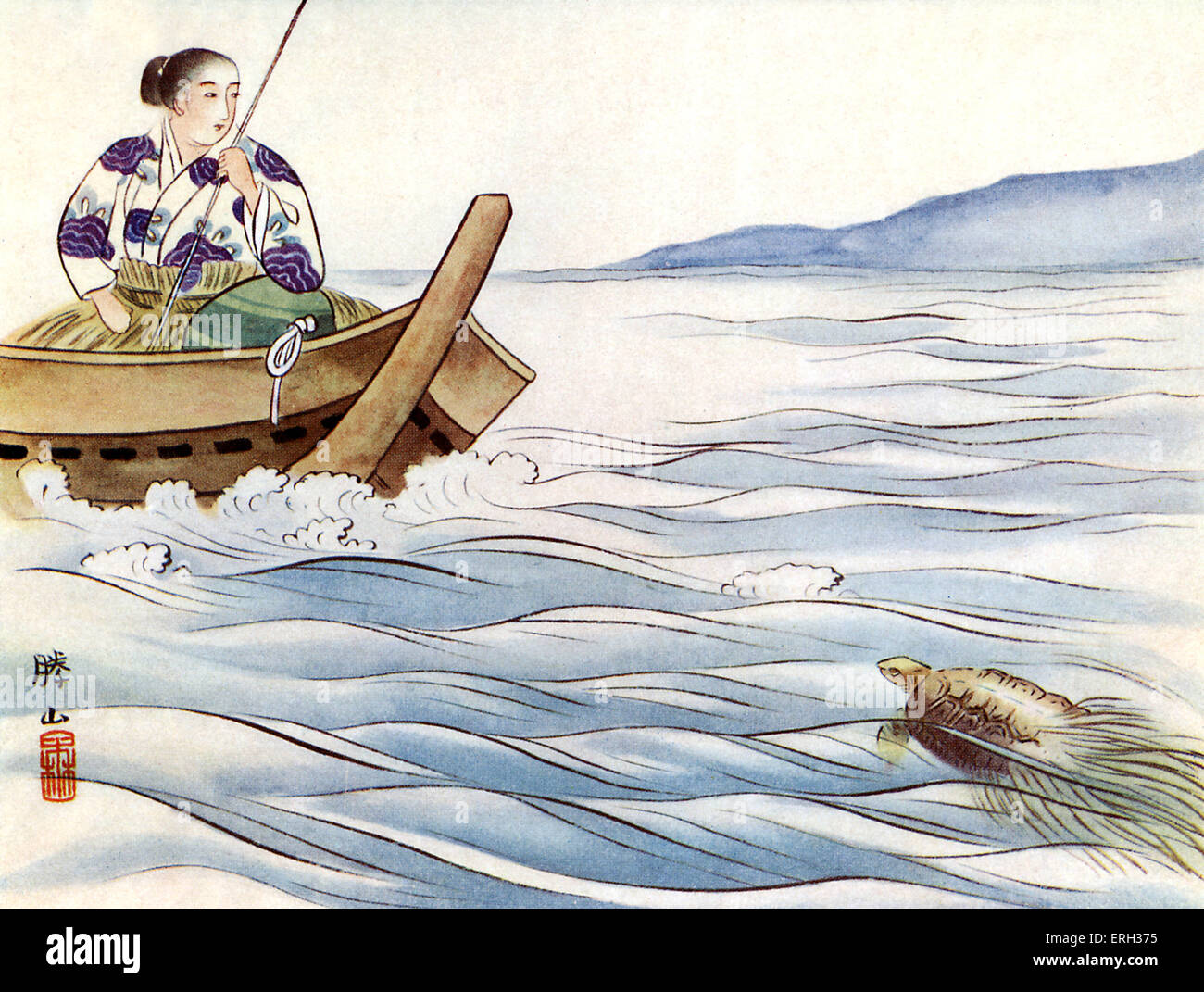 The Story of Urashima the Fisher Boy, from Wonder Tales of Old Japan by ...